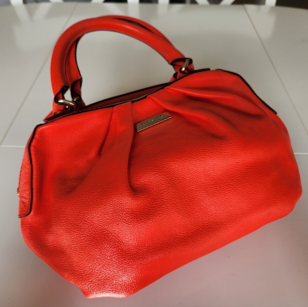 Kate Spade Kinsey Five Point Crossbody Bag Euc Flamin… - Gem